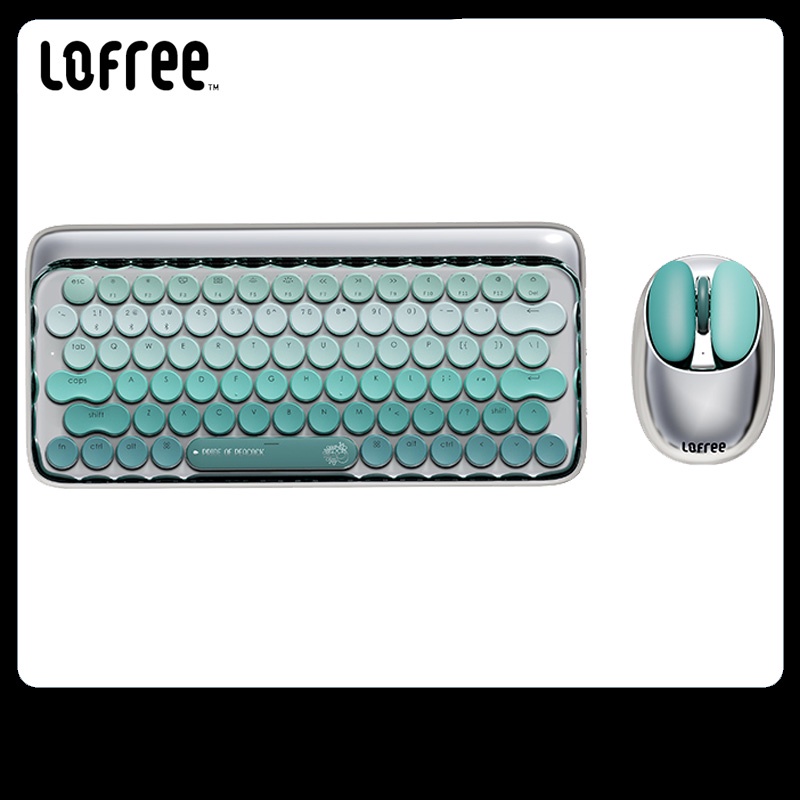 Lofree Wireless Mechanical Bluetooth Keyboard Mouse Compatible Android ...