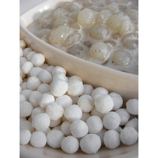 QP TAPIOCA PEARL (Yogurt White) / BUTIRAN KANJI UBI KAYU / BOBA PEARL / BUBBLE PEARL JELLY 1KG ...
