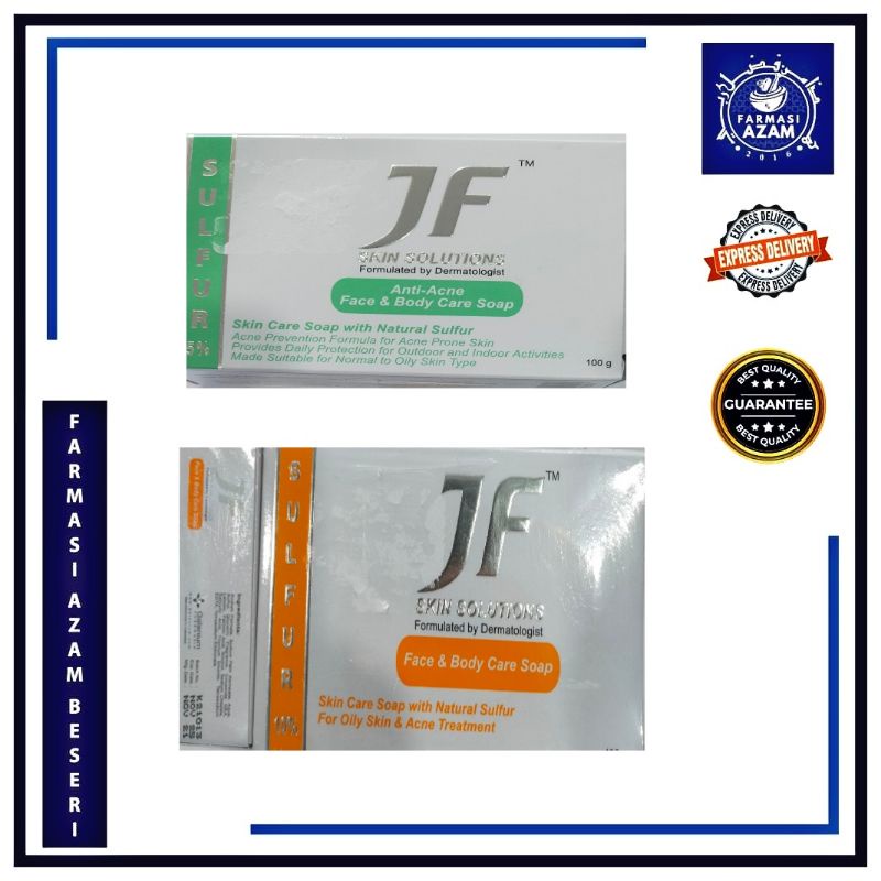 JF SULFUR SOAP BAR 100G SKIN SOLUTION | Shopee Malaysia
