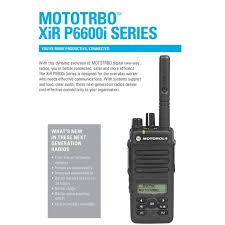 MOTOROLA XIR P6600i UHF 403-527 MHZ 4W NKP 16 CHANNELS IP67 PORTABLE ...