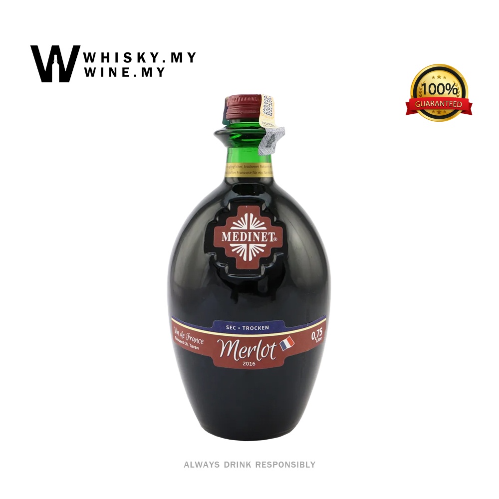 MEDINET Merlot Red Wine (750ml) | Shopee Malaysia