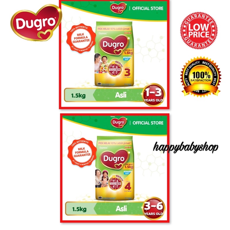Dugro Step 3 / Step 4 x 1.5kg ( Asli ) | Shopee Malaysia
