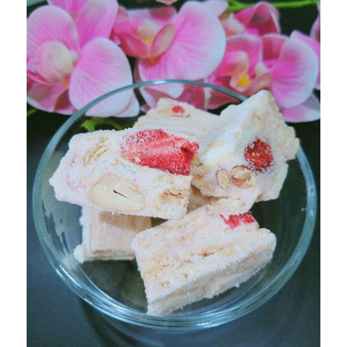 Chuwy Nougat Candy Snowflake Nougat Crispy Nougat Chewy Crunchy Nougat ...