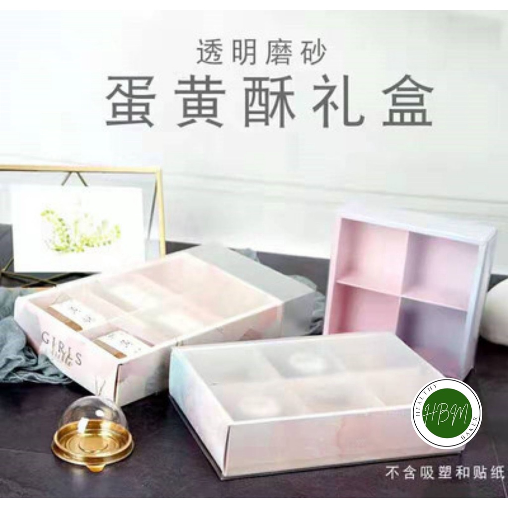 Ready Stock Mooncake Box 4 cavity / 6 cavity / Drawer Box / Frosted box ...