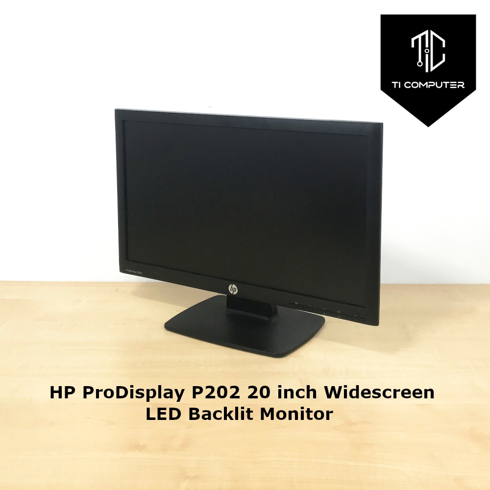 HP ProDisplay P202 20 inch Widescreen LED Backlit Refurbished Monitor ...