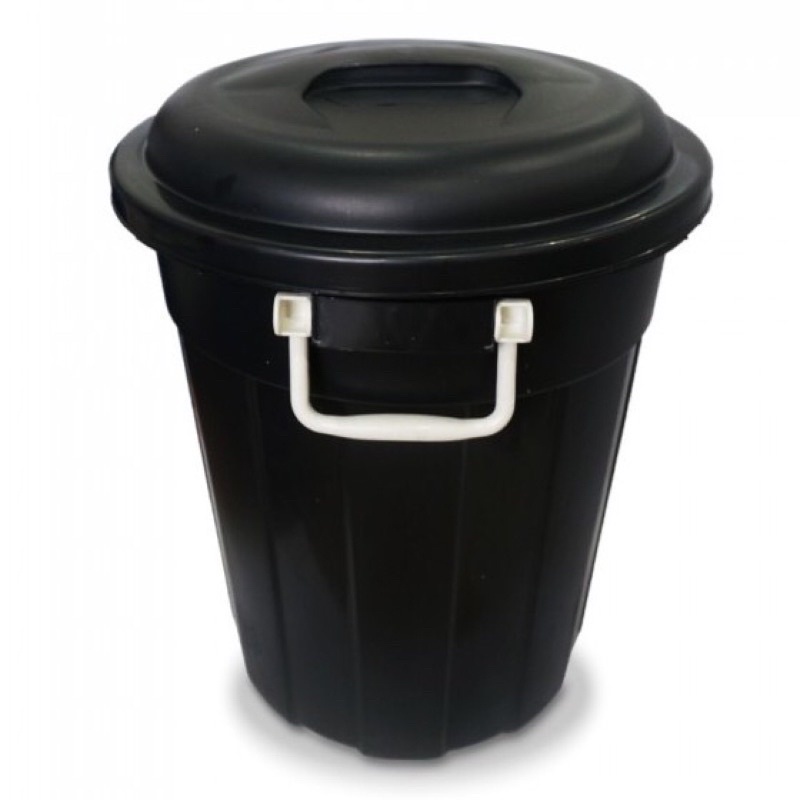 Rayaco V8120 12 Gallon Dustbin / Tong Sampah Hitam Murah | Shopee Malaysia