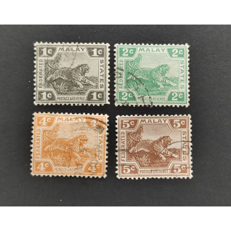 Federated Malay States 1922 Stamps ( Setem FMS 1922) | Shopee Malaysia