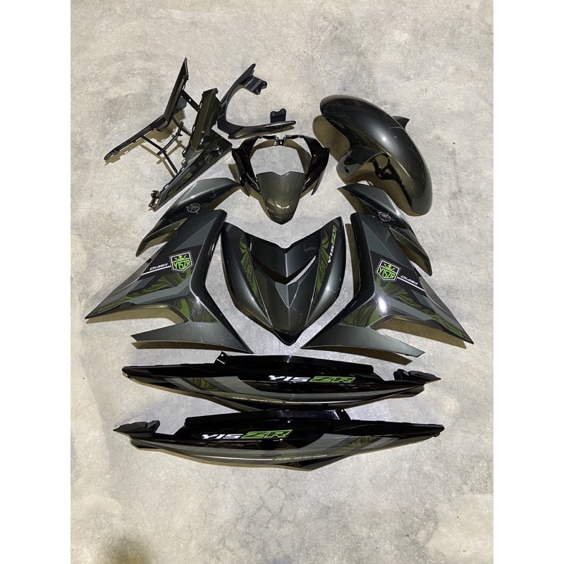 COVERSET Y15 V1 V2, HIJAU LUMUT 2022(READYSTOCK ) | Shopee Malaysia