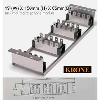 Krone rack mounted frame 150 pair | Shopee Malaysia