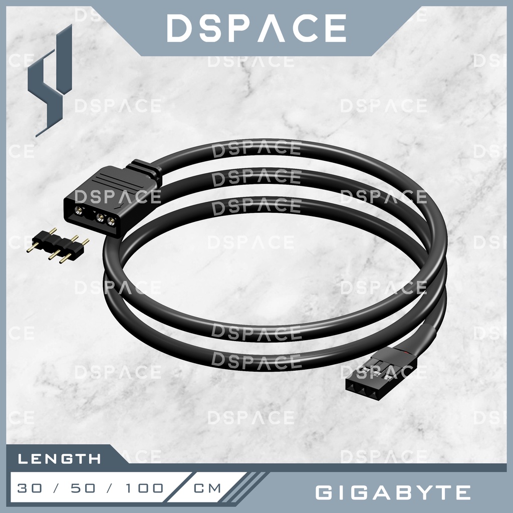 GIGABYTE 5V 3PIN RGB VDG Cable Connector for Motherboard 5V 3Pin VDG to ...
