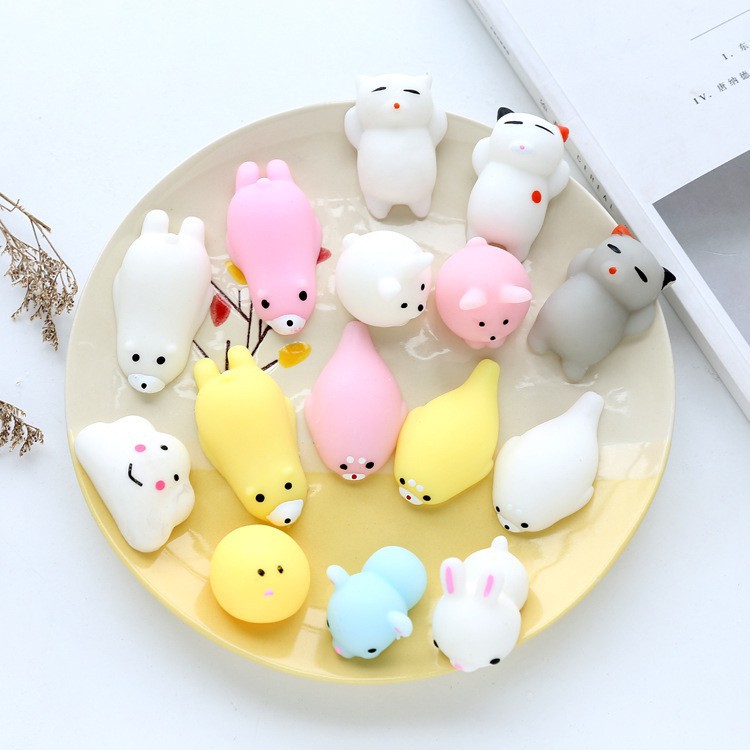 [Ready Stock]Cute Mochi Squishy Squeeze Heal Fun Kids Kawaii Toy Stress ...