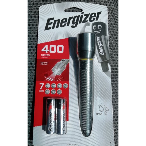 Energizer Vision HD 400 Lumens 1500 Lumens Power LED Metal Flashlight ...