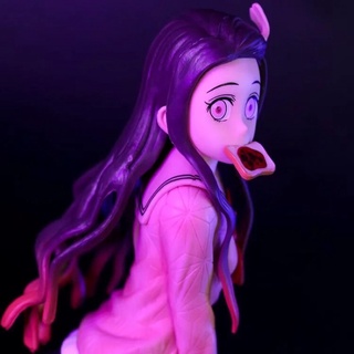 Demon Slayer: Kimetsu no Yaiba Kamado Nezuko Eat Bread School Uniform ...