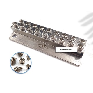 Grounding Platoon Ground Double Row Earth Bar Terminal Block Zero ...