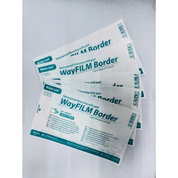 Waycare Waterproof Surgical Adhesive Plaster 9*15cm 5pcs | Shopee Malaysia