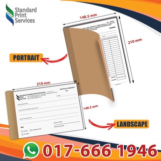 Buku Invoice/Bill Book/Buku Resit/Receipt Book/Cash Sales/Cash Bill ...