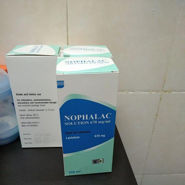 NOPHALAC SOLUTION LACTULOSE 670MG/ML 100ML/200ML FOR CONSTIPATION ...