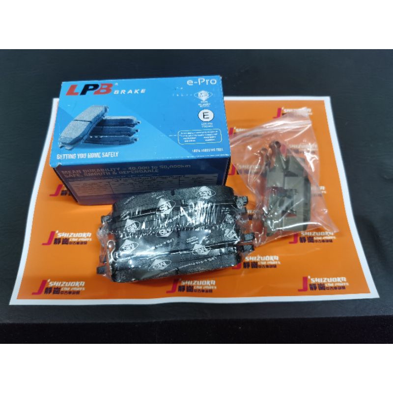 LPB Front Brake pad for Perodua Myvi Lagi Best year 11-17 1.3cc/1.5cc ...
