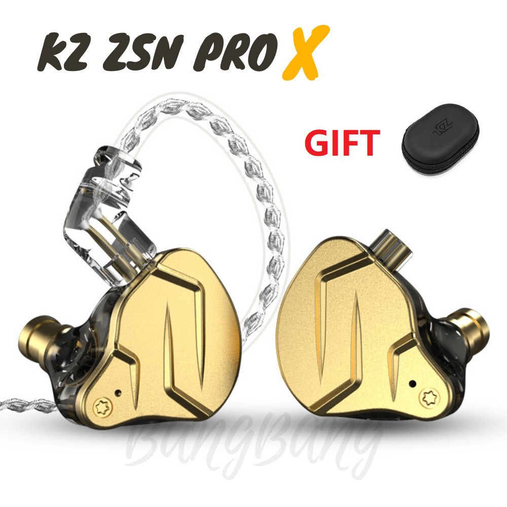 KZ ZSN PRO/PRO X Earphones Double Magnetic Dynamic Headphones Hifi In ...