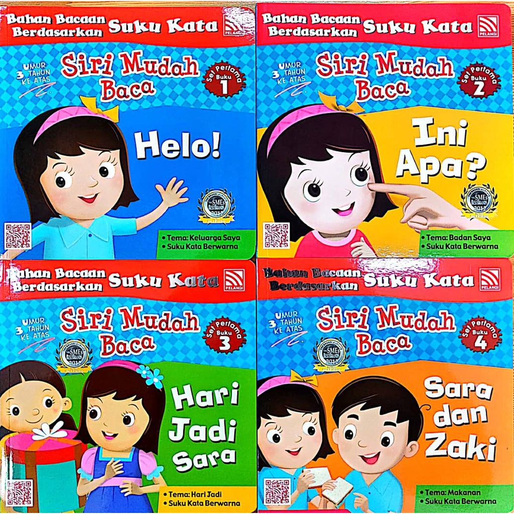 BUKU CERITA: Set Siri Mudah Baca - Bacaan berdasarkan suku kata 3 tahun ...