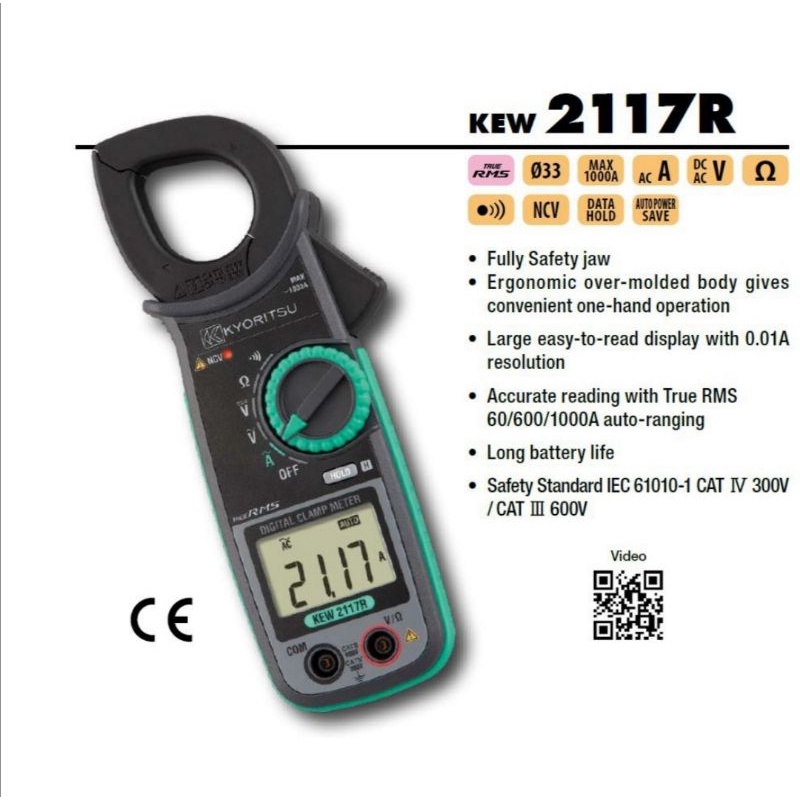 KYORITSU 2117R CLAMP METER | Shopee Malaysia