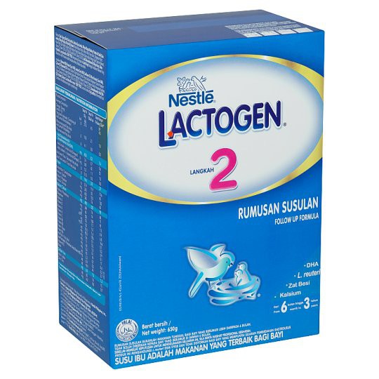 Susu lactogen langkah 2 650g/1.3kg | BeeCost