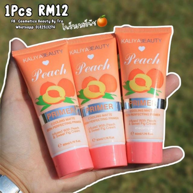 Kaliya Beauty Peach Primer | Shopee Malaysia