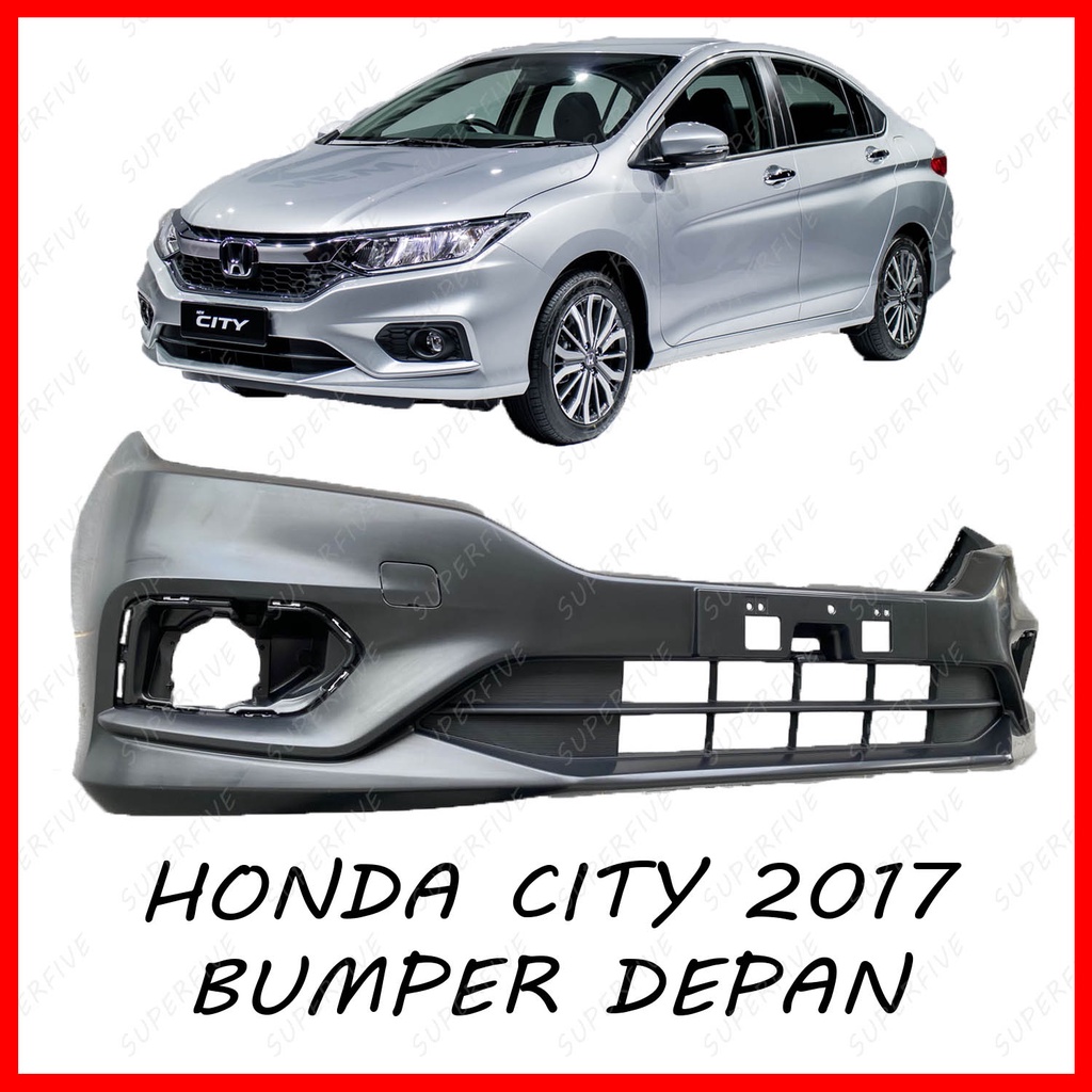 HONDA CITY FACELIFT T9A GM6 2018 FRONT BUMPER / BUMPER DEPAN | Shopee Malaysia