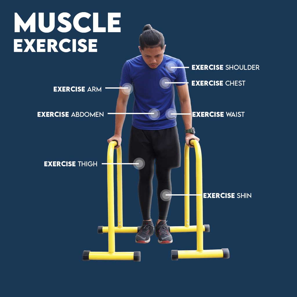 Vigor Fitness Crossfit Dip Parallel Bar | Shopee Malaysia