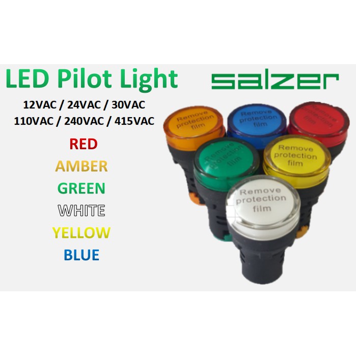 SALZER LED Pilot light Panel light SZ22C 22MM | Shopee Malaysia
