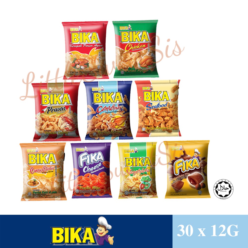 [30*12g] BIKA CRACKERS SNACK (BUNDLE SNACKS) | Shopee Malaysia