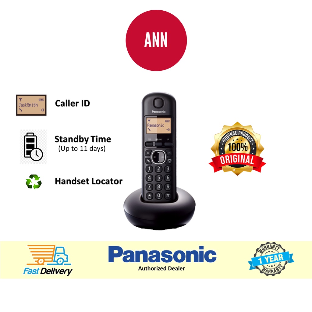 [Good Packing] Panasonic Digital Cordless Phone KX-TGB210ML KX-TGB210ML KX-TGB210MLB | Shopee ...