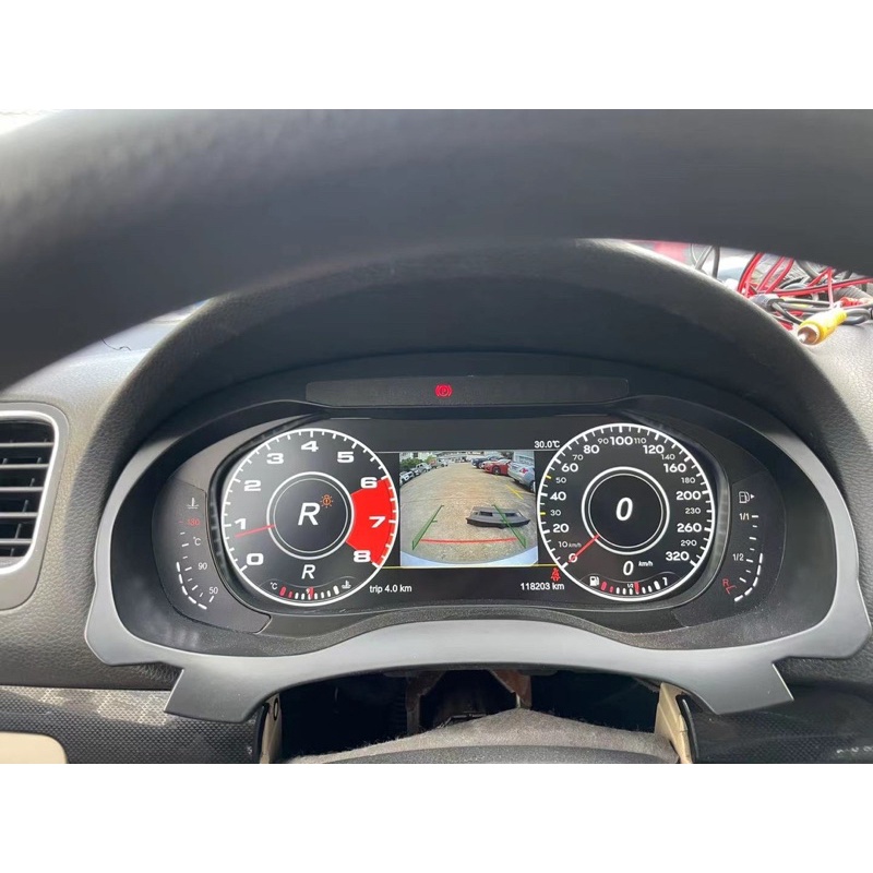 VW Volkswagen Golf Mk6 Digital Cluster Meter Screen TSI GTI R LED ...