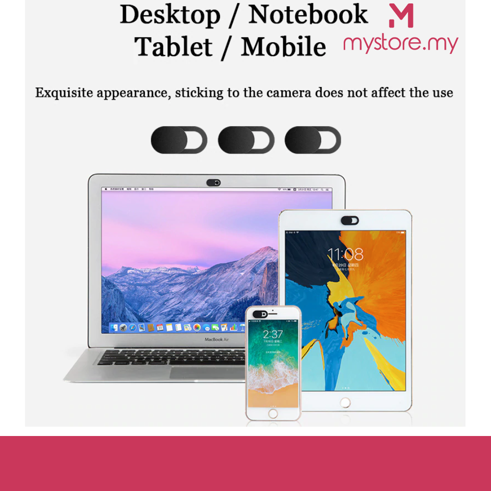 Webcam Cover /Laptop Camera Cover Slider for Laptops/Apple Notebook/PC ...
