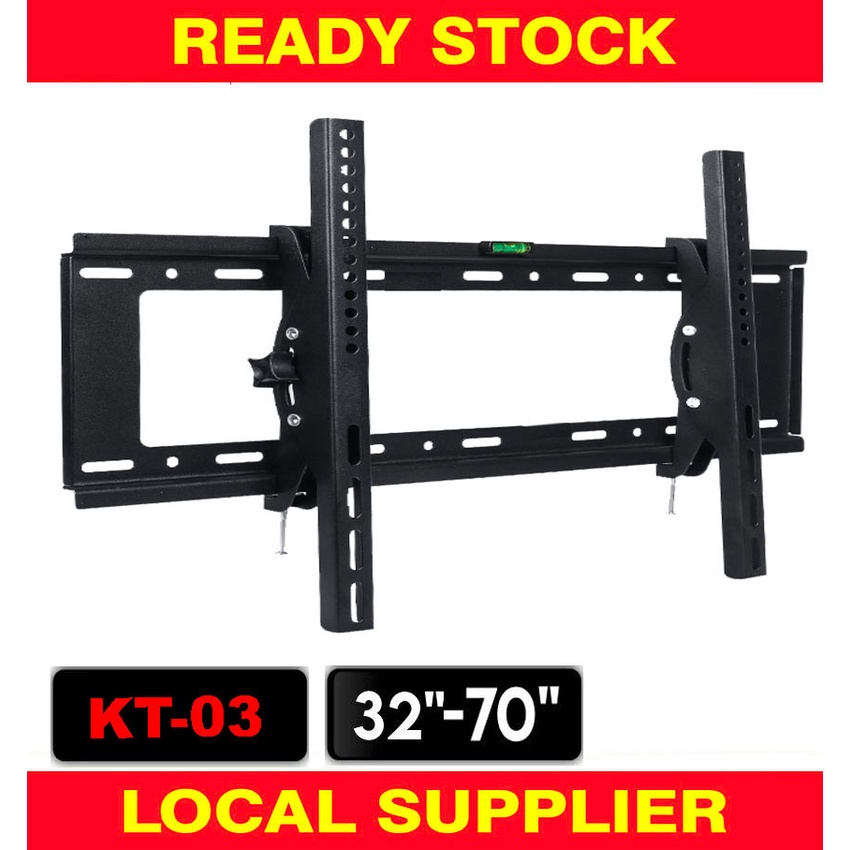 UNIVERSAL TILT / ADJUSTABLE TV WALL MOUNT BRACKET | Shopee Malaysia