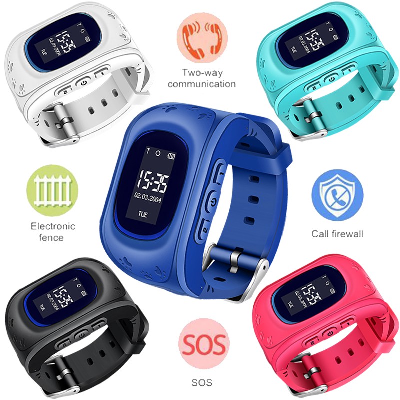 Q50 GPS children's watch smart watch SOS call position locator locator ...