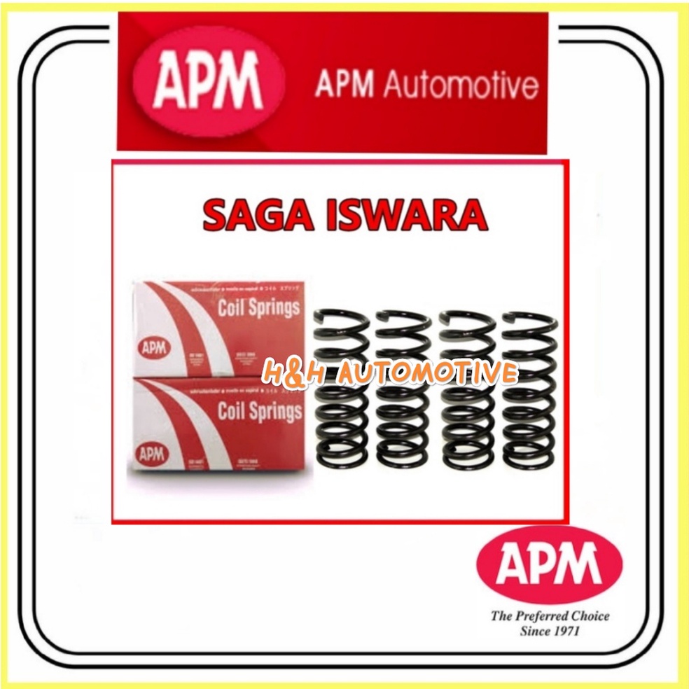 Apm Standard Coil Spring for Proton Saga Iswara ( Front + Rear ...