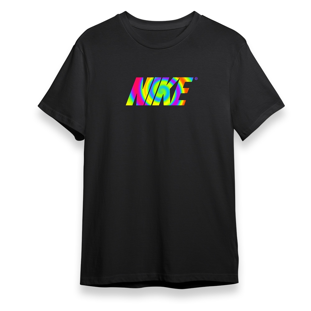 Nike Rainbow Swirl Logo Tshirt | Shopee Malaysia