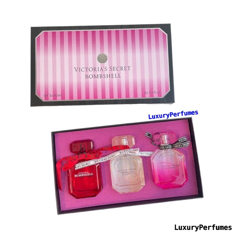Victoria's Secret Bombshell Edp 3in1 Gift Set ( 3x30ml ) | Shopee Malaysia