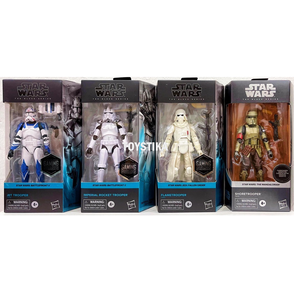 Star Wars The Black Series 6 Inch Gaming Greats - Jet Trooper, Imperial ...