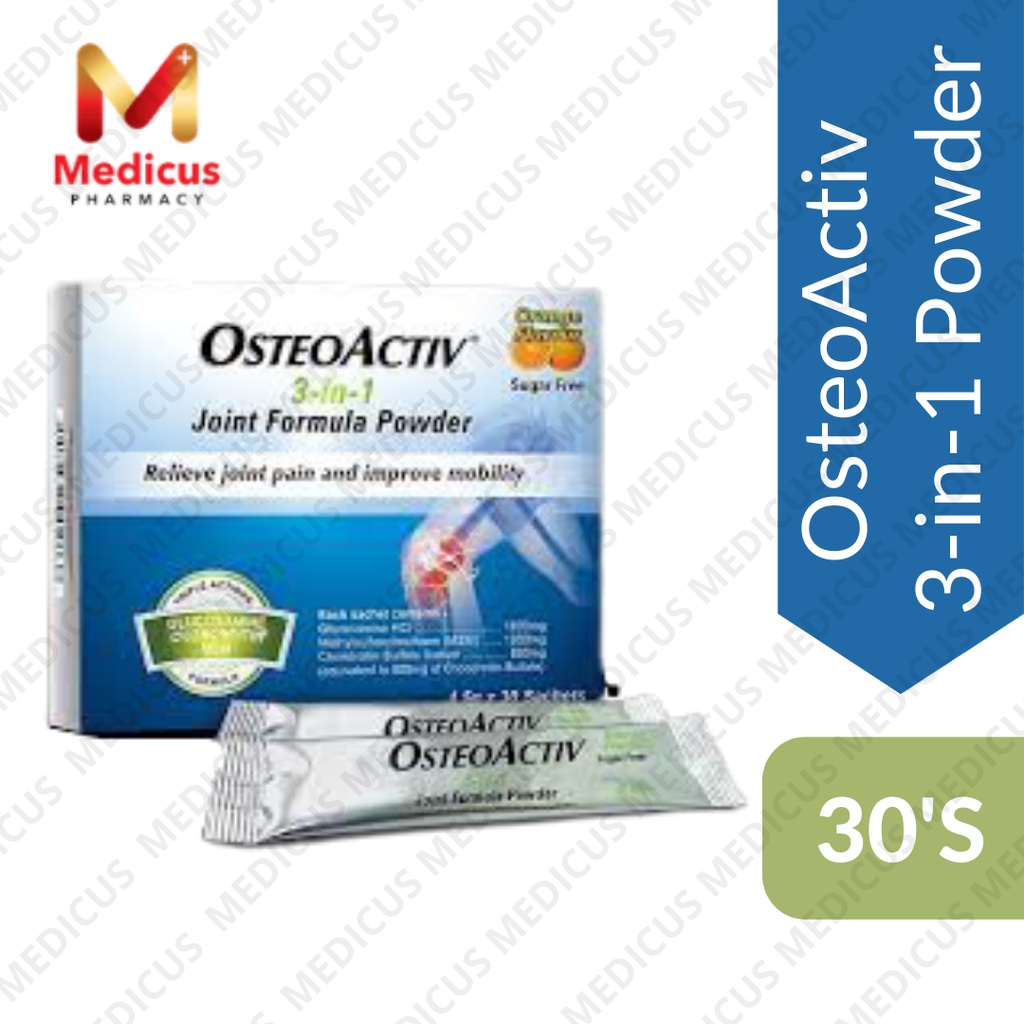 OsteoActiv 3-in-1 Joint Formula Powder 30's (Exp: 11/2024) | Shopee ...