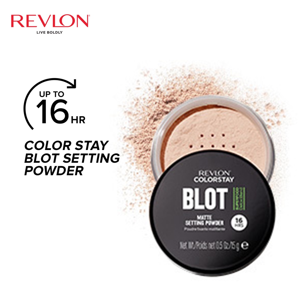 Revlon ColorStay Blot Matte Setting Powder - 16HR Wear, Lightweight ...