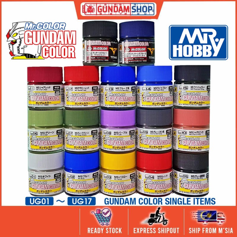 Mr. Hobby-Mr. Color Gundam Color Series UG01 - UG17 10ml | Shopee Malaysia