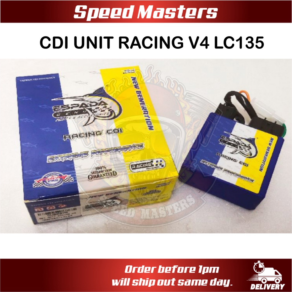 SPEED MASTER LC135 CDI UNIT ESPADA VERSION 4 CDI UNIT RACING ESPADA LC135 V1 V2 V3 V4 V5 V6 CDI ...