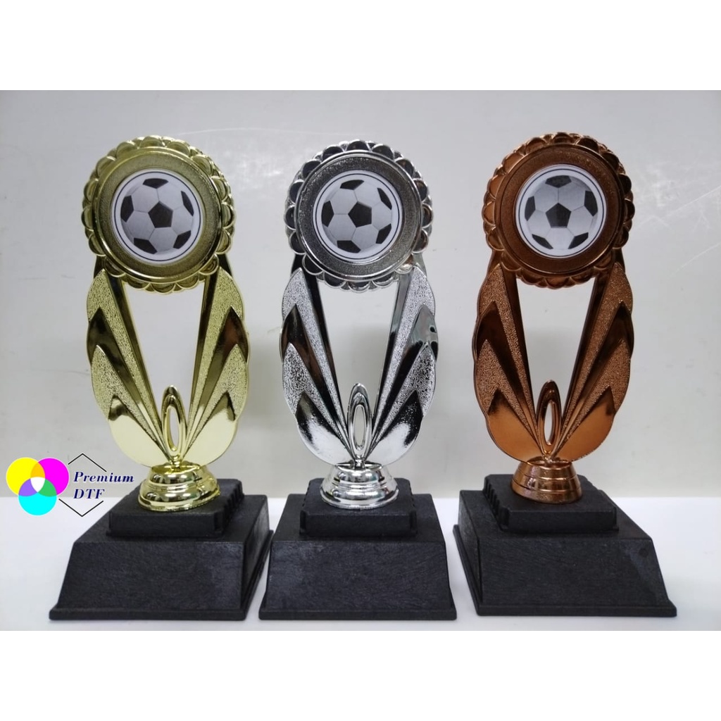 PLASTIC TROPHY WITH LABEL + LOGO (READY STOCK) | Shopee Malaysia