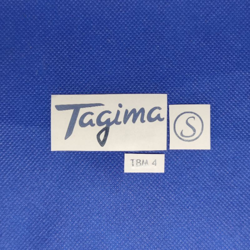 Tagima TBM 4 Bass headstock logo decal/sticker chrome | Shopee Malaysia