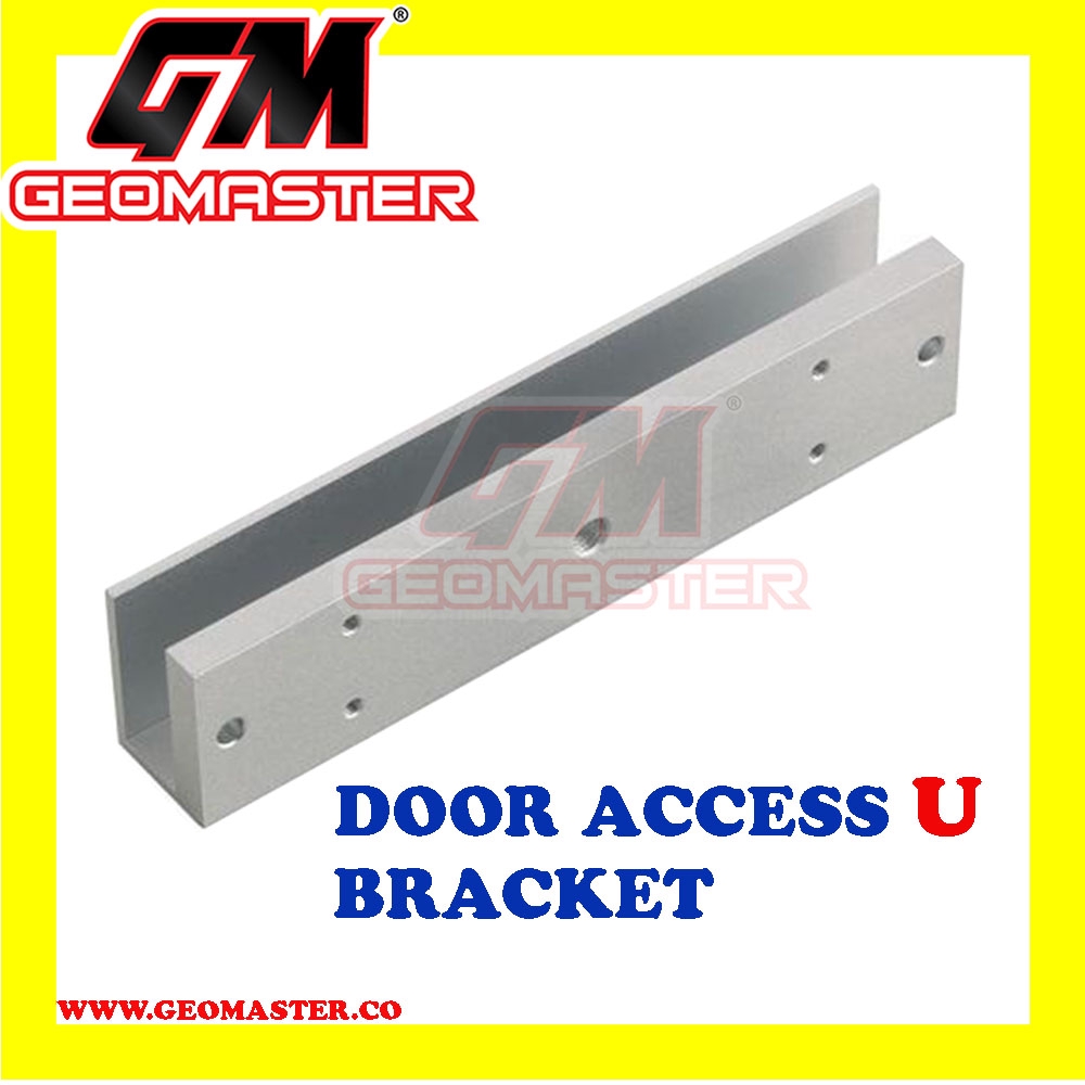 DOOR ACCESS U BRACKET (ALUMINIUM FOR GLASS DOOR) | Shopee Malaysia