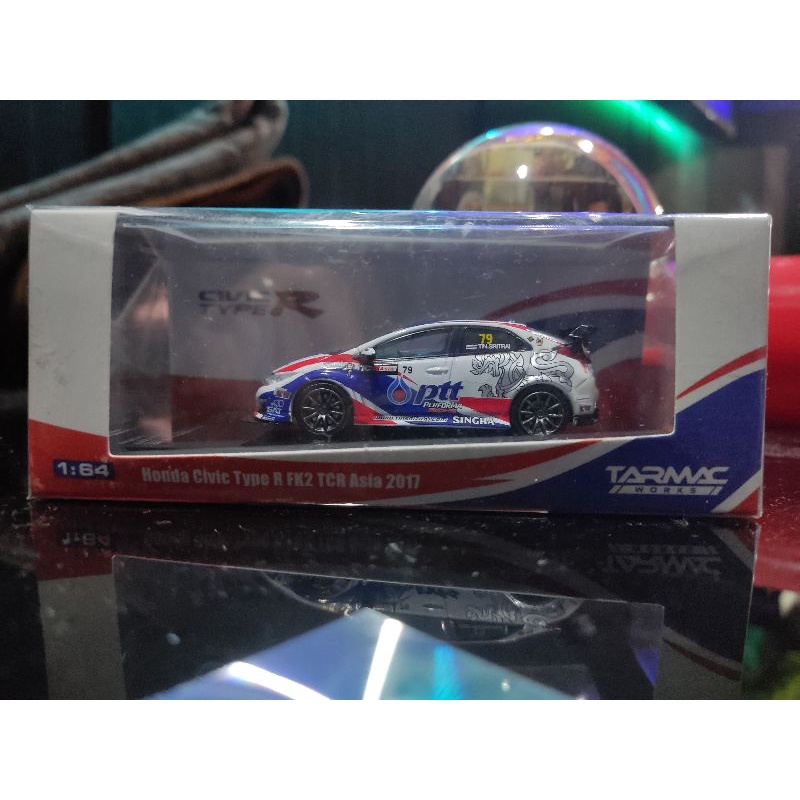 TARMAC WORKS 1/64 HONDA CIVIC TYPE R FK2 TCR ASIA 2017 SINGHA | Shopee ...