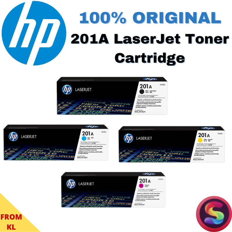 [ORIGINAL] HP 201A Original LaserJet Toner Cartridge(CF400A CF401A ...