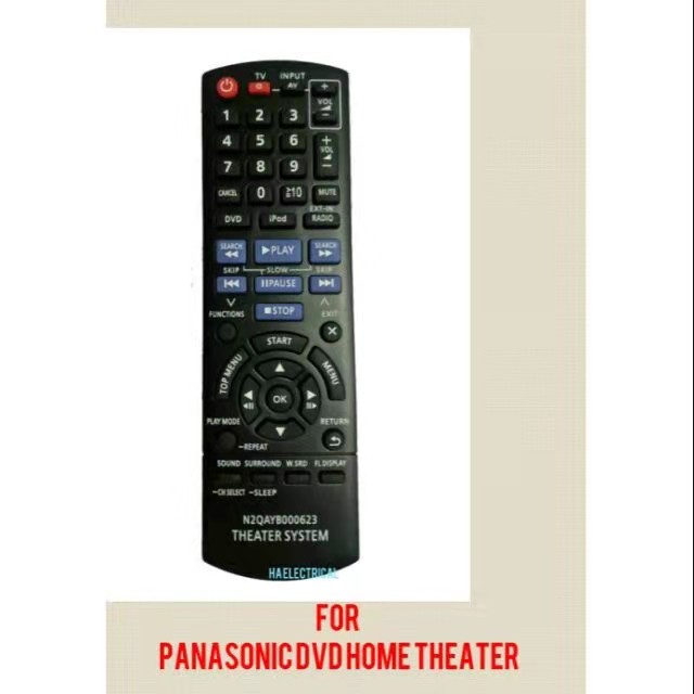 Panasonic Home Theater Remote Control SC-XH150, SC-XH170 | Shopee Malaysia